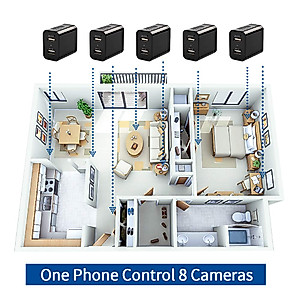 Spy Camera Hidden Camera - WiFi Hidden Camera Charger with Remote View- HD 1080P - Spy Cam - Nanny Cam Hidden Camera - Small Secret Camera - Premium Indoor Hidden Security Camera- Motion Detection