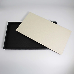 888 Display 5 Pack Beige Linen Jewelry Pads Jewelry Organizer can be used with any standard size trays. Ideal to use for organizing jewelry at a store or just at home.