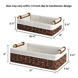 StorageWorks Open Home Storage Wicker Baskets