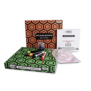 Hexers Spell Effects Damage AOE Template, Compatible with Dungeons and Dragons D&D DND Pathfinder RPG, templates for Line Cone Square or Circle Spells, converts inches to in Game feet