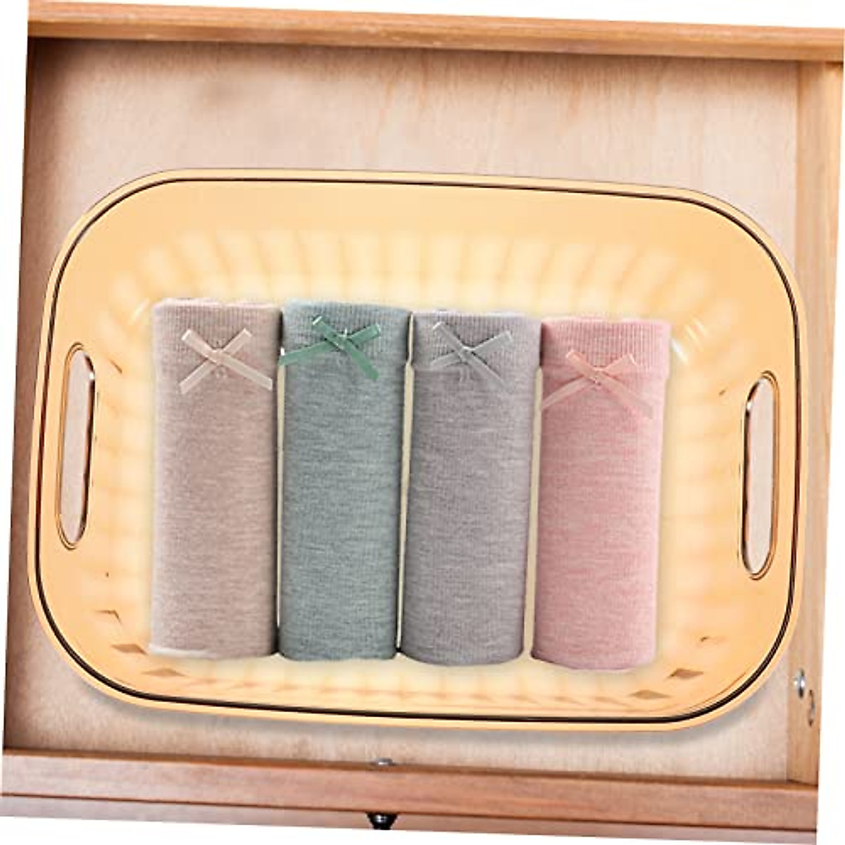 NOLITOY 2pcs Kitchen Storage Box Toiletry Organizer Clear Plastic Drawers Clothes Drawer Storage Container Cabinet Stackable Storage Drawers Makeup Case Storage Box for Home Socks Case Bra