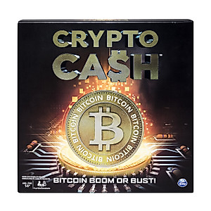Spin Master Games Crypto Cash Game, Fast-Paced Bitcoin Betting Game for Teens and Adults Aged 14 and Up