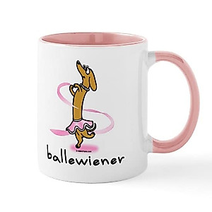 CafePress Ballet Wiener Mug Ceramic Coffee Mug, Tea Cup 11 oz