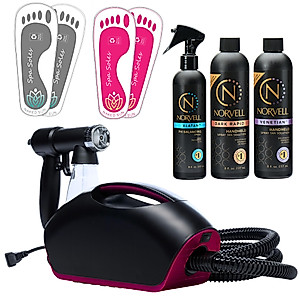 Fascination Spray Tanning Kit Machine Bundle with Tanning Solutions and Prep Spray