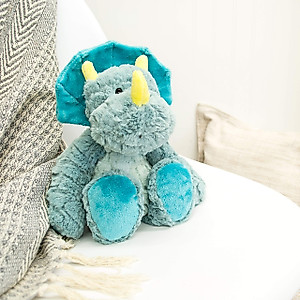 DEMDACO Drake Mellow Fellows Dinosaur Turquoise Children's Plush Stuffed Animal Toy