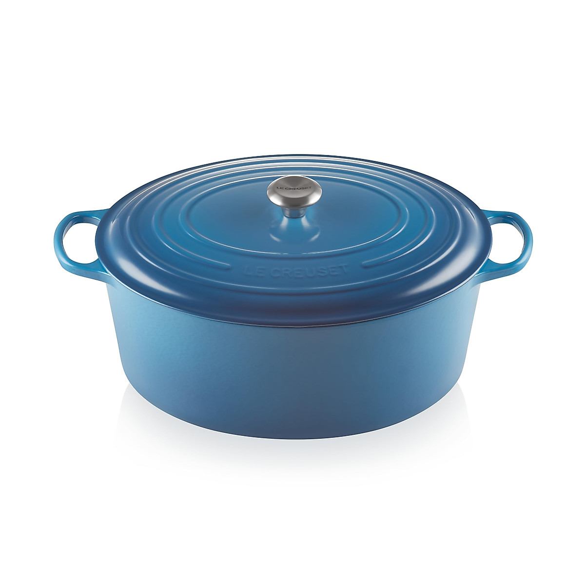 Le Creuset Enameled Cast Iron Signature Oval Dutch Oven, 15.5 qt., Marseille