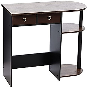 Furinno Laptop Desk/Table and 3-Tier End Table Bundle