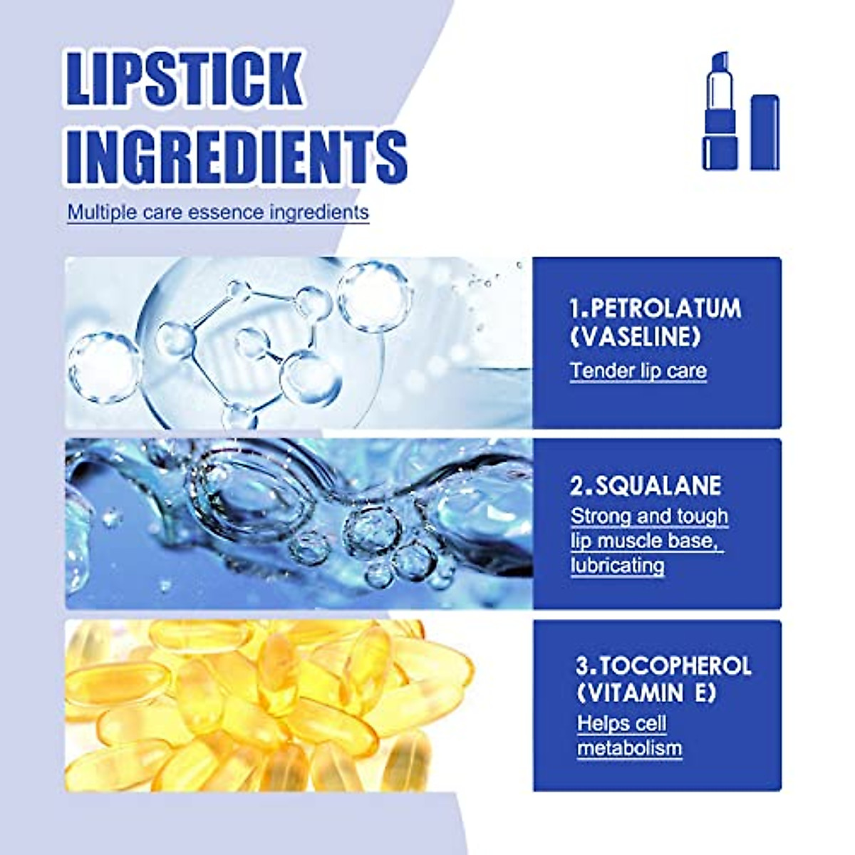 Lip Balm Clean Moisturizing Lip Balm for Chapped Cracked or Dry Lips Paraben and Silicone Free Nourishing Lip Balm Stick Antioxidant-rich Acai Extracts + Avocado Oil