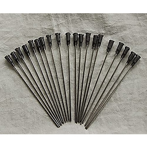20 x 4" Inch Luer Lock Blunt Needles Glue Dispensing Needle Tips 16 Gauge