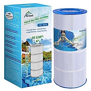 TOREAD Replacement for Pool Filter Pentair CC100, CCRP100, PAP100, PAP100-4, Ultral-C3, Unicel C-9410, R173215, Filbur FC-0686, 59054200, 160316, 160354, SP100 Predator 100, 100 sq. ft. Cartridge