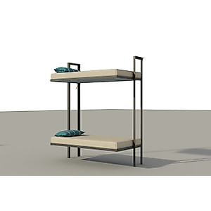 I.E. Folding Bunk Bed Plans DIY Bedroom Furniture Kids Adult Children Build Your Own Bunkbed jkh4