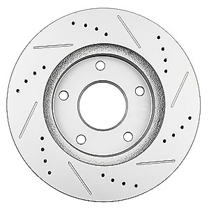 cciyu Front Brake Kits - 2 Brake Rotors & 4 Ceramic Pads fit 1997-2005 for Chevrolet Blazer for GMC Jimmy 1998-2004 for GMC Sonoma 1998-2000 for Isuzu Hombre 1997-2001 for Oldsmobile Bravada