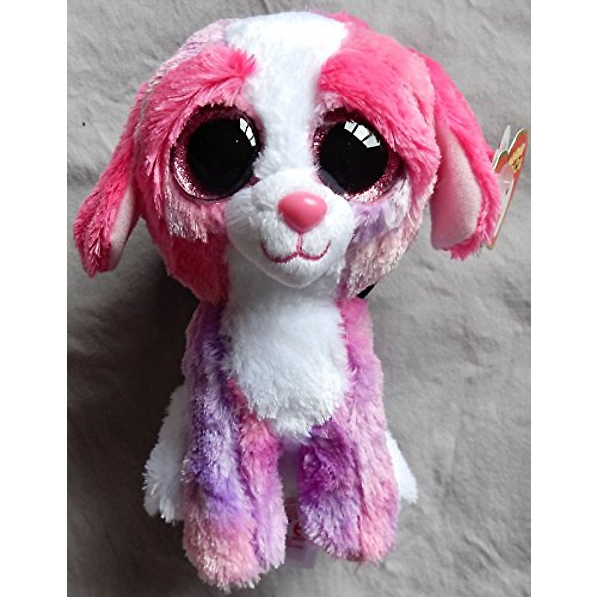 Sherbet the Dog - 6`` TY Valentine Beanie Boo - RETIRED .HN#GG_634T6344 G134548TY33247