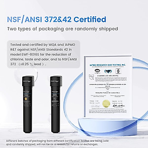 Waterdrop 17UA 3 Years Under Sink Water Filter, Under Sink Water Filtration System, Reduces PFAS, PFOA/PFOS, Lead, Chlorine, Under Sink Water Filter, NSF/ANSI 42 Certified, 24K Gallons