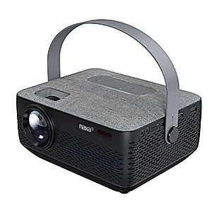 Naxa Electronics NYP-2003 Portable 100″ Home Theater 720P LCD Projector Player with Built-in Rechargeable Battery, Bluetooth, HDMI, USB 2.0, MicroSD Card Support, Black (NVP-2003)