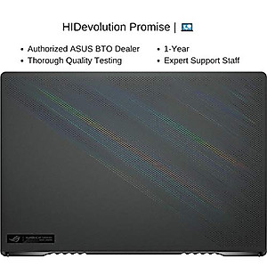 HIDevolution [2021] ASUS ROG Zephyrus G15 GA503QM 15.6" QHD 165Hz, 3.0 GHz AMD Ryzen 9 5900HS, RTX 3060, 24 GB 3200MHz RAM, 1 TB PCIe SSD, Eclipse Gray