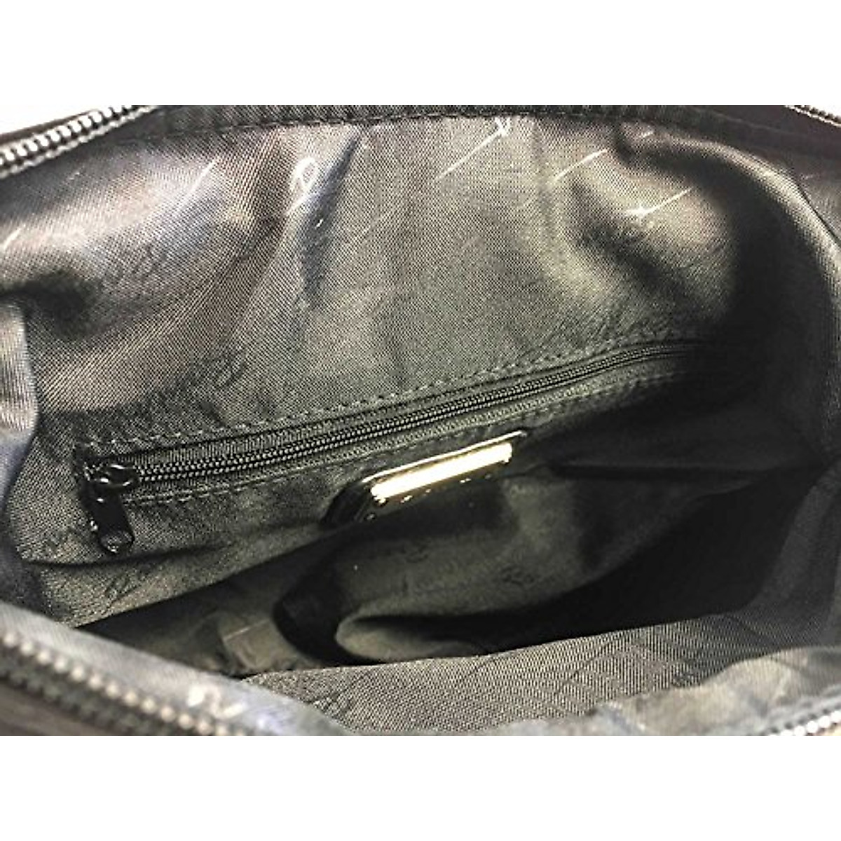 Genuine Leather Locking Concealment Purse CCW Concealed Carry Gun Bag Handbag, Ambidextrous, Black