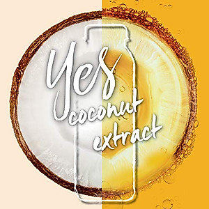 Garnier Fructis Nourishing Treat Shampoo, 98 Percent Naturally Derived Ingredients, Coconut, Nourish and Soften for Dry Hair, 11.8 Fl Oz