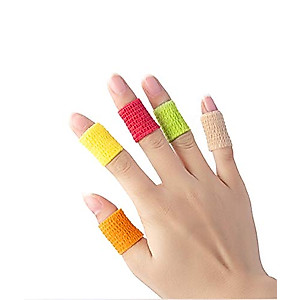 12 Pack 1" x 5 Yards Self Adhesive Elastic Bandage Wrap Stretch Self-Adherent Tape for First Aid,Sports, Wrist, Ankle (10 Colors)