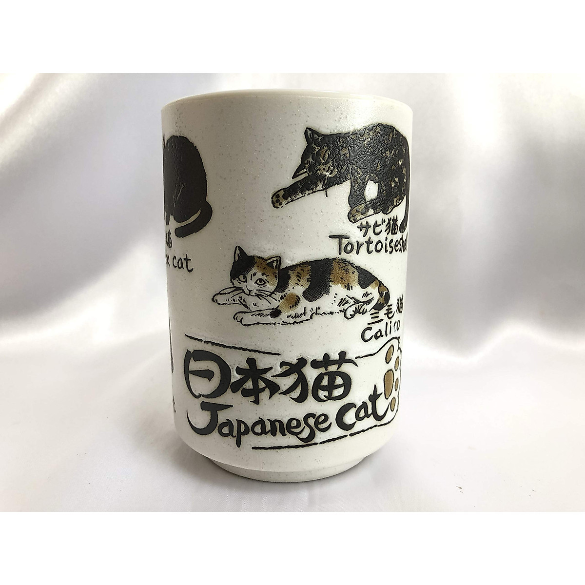 Cosmo Craft Japanese Teacup ”Japanese Cat” Yunomi