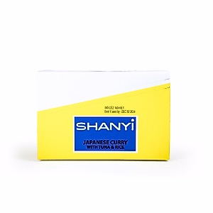 ShanYi Instant Microwave Meals, Japanese Curry with Tuna and Jasmine Rice 250g/8.8oz, Case of 6