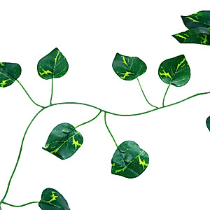 Tighall 12PCS 79 Feet Artificial Vines Plants Faux Greenery Decor Fake Hanging Plant Garland for Bedroom Wall Indoor Outdoor Decoration