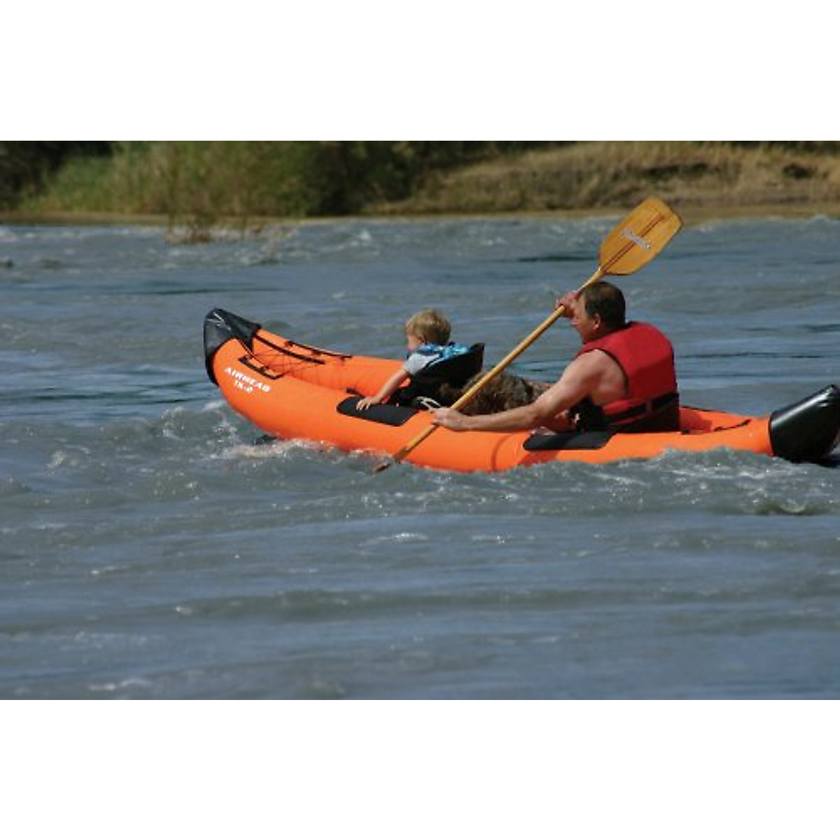 Airhead Montana Kayak Two Person Inflatable Kayak , white, 12 ft