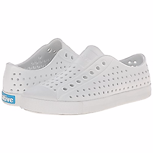 Native Shoes, Jefferson, Lightweight Sneaker for Adults, Shell White/Shell White, 5 M US Women/3 M US Men