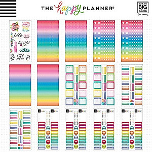 ME & MY BIG IDEAS Happy Planner STCKRS, Brights, 3888/Pkg