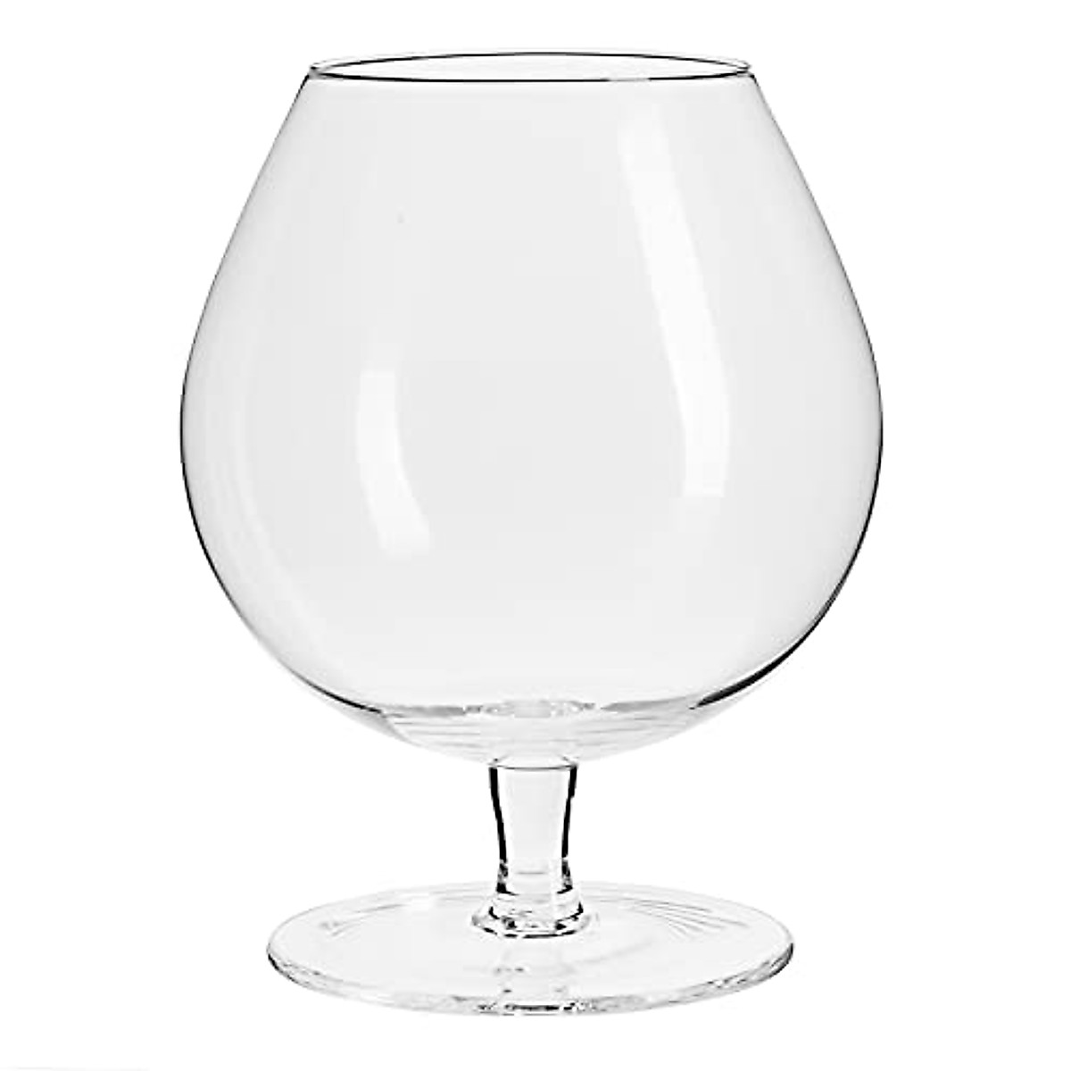 Juvale 30oz Whiskey and Cognac Glasses Set of 4, Clear Brandy Sniffers for Cocktails, Spirits, Beer (4 x 6 In)