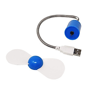 Honbay 4PCS Mini Mobile Portable USB-Powered Cooling Fan Gooseneck Air Blower for Desktop PC Computer Laptop Notebook Tablet