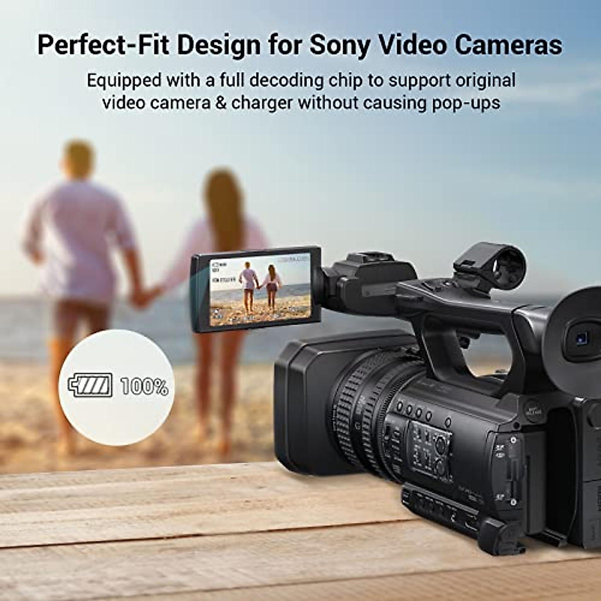 SmallRig NP-F970 Replacement Batteries (2 Pack) & Fast Charger USB Dual Charger for Sony NP-F970 NP-F960 NP-F950 NP-F930 NP-F550 NP-F570 NP-F750 Batteries, for Sony Camcorders, Other Monitors - 3823