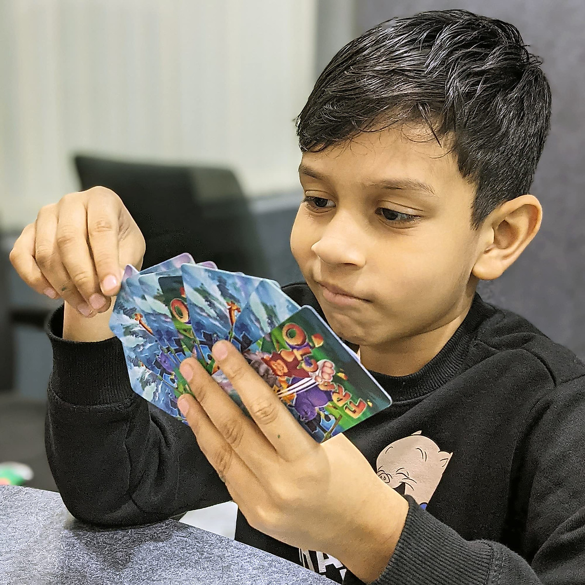 Luma World Fracto Educational Card Game for 8+ Years to Learn Fractions, Mental Math, Memory and Communication, Visual and Number Cards Included, 15 Minutes Game and 2-4 Players, Set of 80 Cards