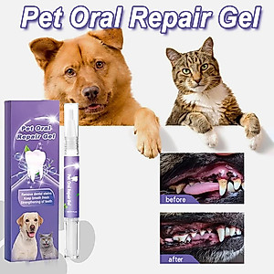 Lettucepets Dog Toothbrush, Pet Oral Repair Gel Pen for Dogs, Lettuce Pets Toothbrush, Lettuce Pets Oral Repair Gel, Dog Teeth Cleaning Brush Pen for Dog Cats Dental Care (3pcs)