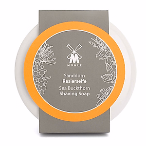 MÜHLE SHAVE CARE Porcelain Dish incl. Sea Buckthorn Shaving Soap 65g