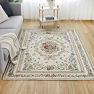 UKELER Royal Collection New Traditional Oriental Rug Home Decor Collection Floral Rugs Carpet for Bedroom (55''x78.7'', Euro Romance)
