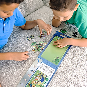 Melissa & Doug PAW Patrol Take-Along Magnetic Jigsaw Puzzles - Big Pup Trucks | Puzzles for Kids | Travel Activity Pad | 3 and Above | Gift for Boys or Girls | FSC-Certified Materials