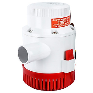 Amarine Made 3700 GPH 12v Boat Marine Plumbing Electric Bilge Pumps (3700gph 12v)