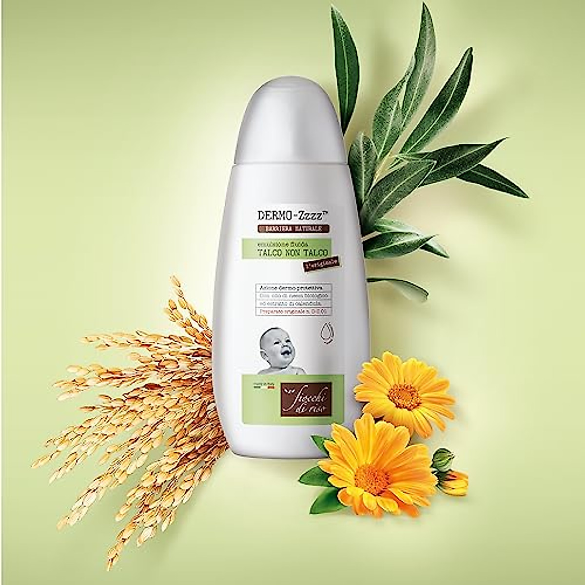 Fiocchi di Riso - Talcum NOT ORIGINAL Talc - 120 ml - SWEATING AND MOSQUITOES - Regulates sweating creating an aroma-barrier.