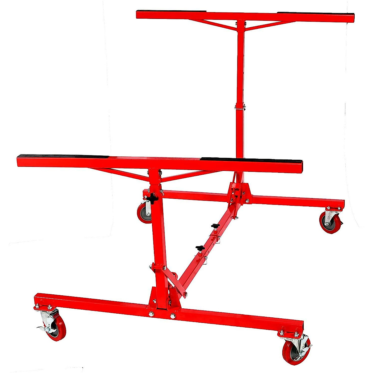 JEGS 81243 Truck Bed Dolly 600 lb. Capacity 51 in. x 44 in. x 12 in. Folded Dime