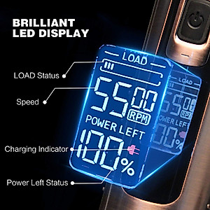 Professional Cordless Hair Clippers for Men (Up to 7 Hour Run Time) Titanium Ceramic Blade LED Display Charger Stand Mens Valentines Day Gifts