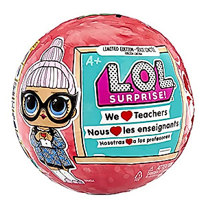 L.O.L. Surprise! MGA Cares Collectible, 7+ Surprises Limited Edition Teachers Appreciation Doll with School Themed Accessories, Gift for Kids, Toys for Girls Boys Ages 4 5 6 7+ Years Old