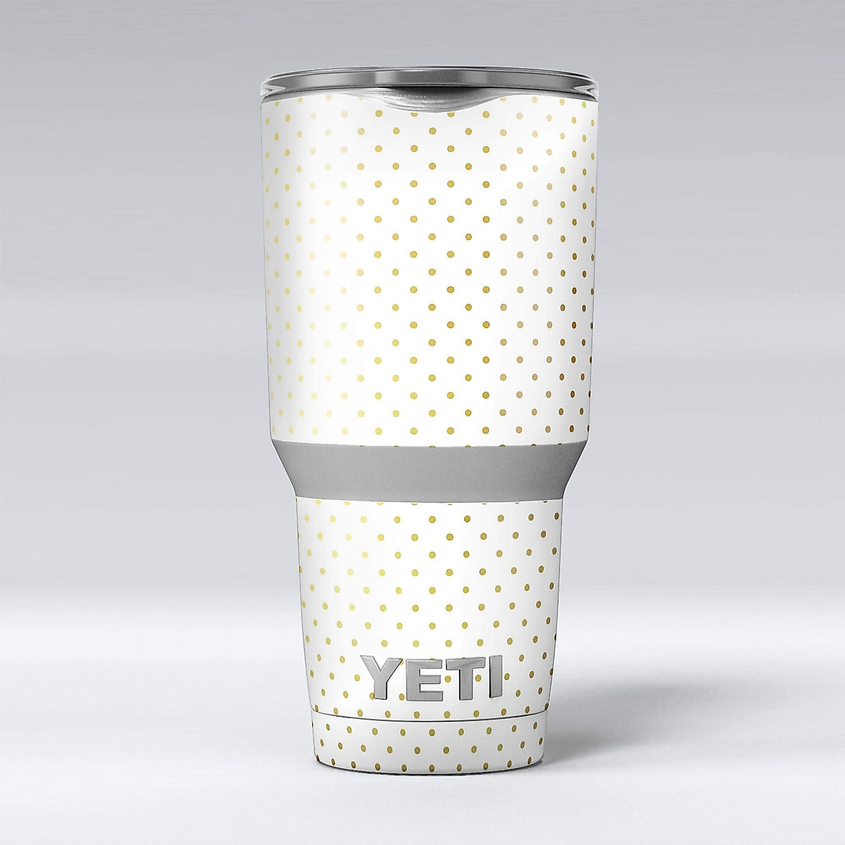 Design Skinz The Golden Micro Dot Pattern - Skin Decal Vinyl Wrap Kit Compatible with The Yeti Rambler Cooler Tumbler Cups