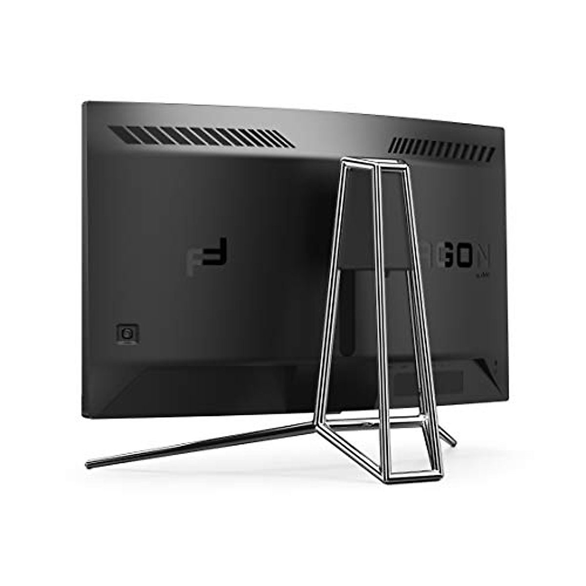 Porsche Design Agon PD27 27" Gaming Monitor, 1000R Curved QHD (2560x1440), 240Hz 0.5ms, DisplayHDR 400, Light FX, Quick Switch Keypad, Low Input Lag, Height-Adjust, 4Yr Re-Spawned, Black