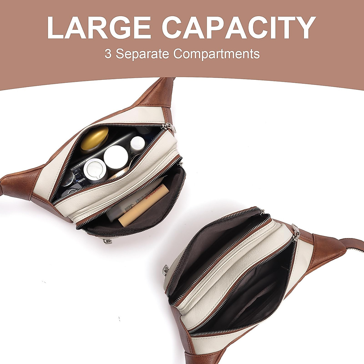 CLUCI Small Sling Bag For Women Bundles With Fanny Pack