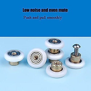4X Replacement Shower Door Rollers/Runners/Wheels 19mm Diameter