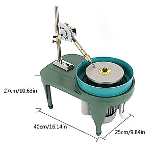 Gem Faceting Machine TBVECHI 110V Jewelry Rock Bench Polishing grinding machine Bench Lathe Polisher Tools