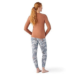 Smartwool Women's Classic Thermal Merino Wool Base Layer Crew (Slim Fit), Copper Heather, Large