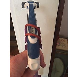 Razor Extender/Extension handle patented to hold multiple size or style razor. Made in USA. Good for limited mobility or during pregnancy.