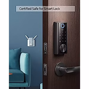 Certified Wi-Fi Bridge for eufy Security Smart Lock, Remote Wi-Fi Unlocking, Instant Notifications, Connect to The Google Assistant or Alexa, Official eufy Accessory.